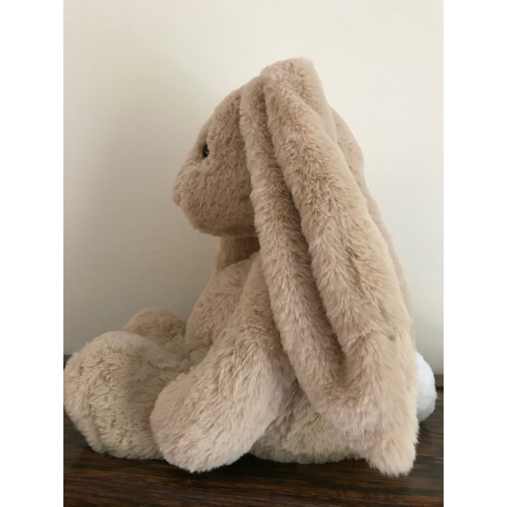 Weighted Beautiful Brown Rabbit. 35cm 4lb with or without personalised ...
