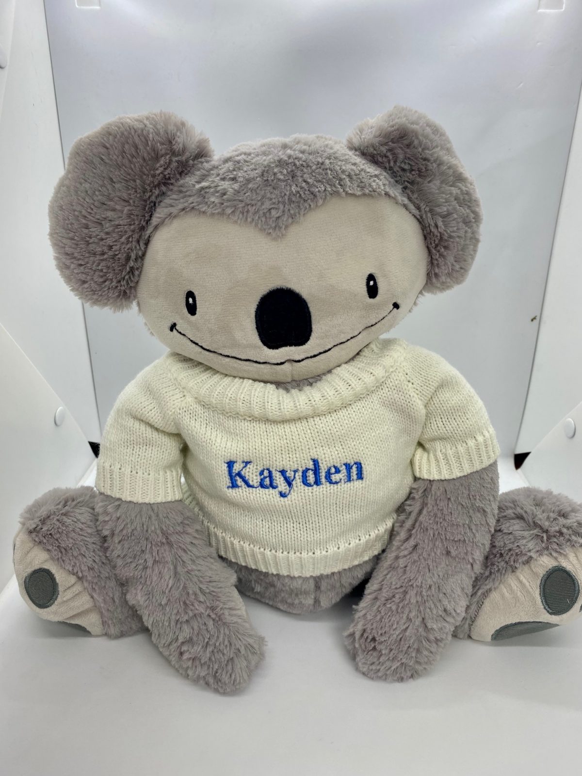 Weighted Calming Koala. 35cm. 4lb with or without personalised jumper ...