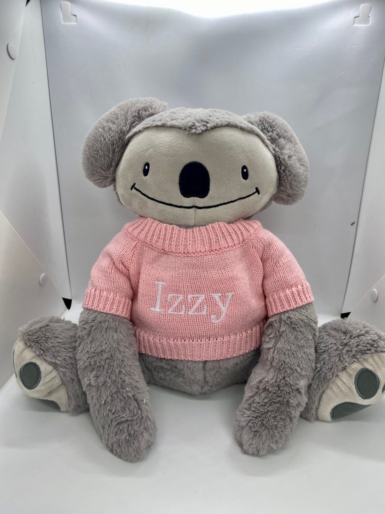 Weighted Calming Koala. 35cm. 4lb with or without personalised jumper ...