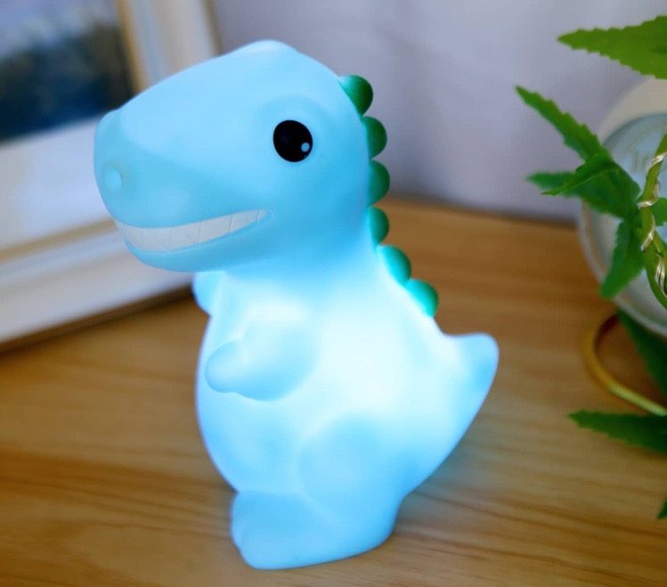Rabbit Night Light 12cm high. White with batteries. - Sensory Hugs