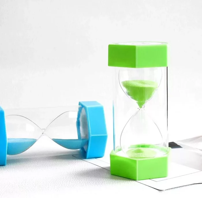 Sand Timer Collection. Set of 5... 1min, 2mins, 3mins, 5mins, 10mins ...